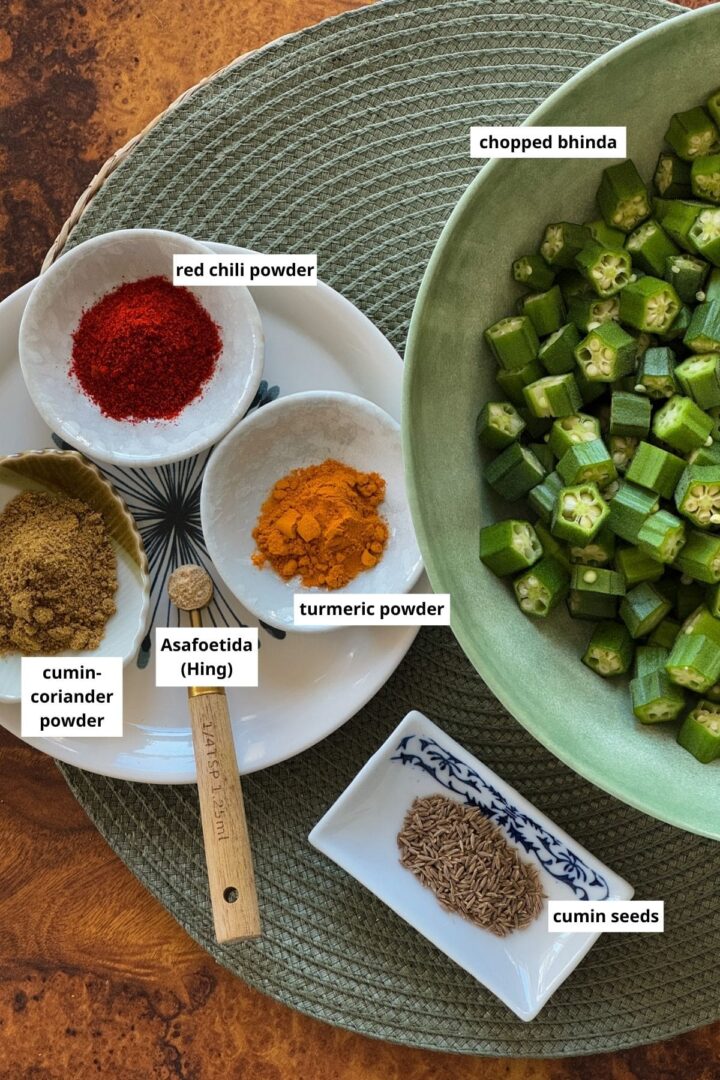 Bhinda nu Shaak (Stir-Fried Okra Indian Style) - spicepiration